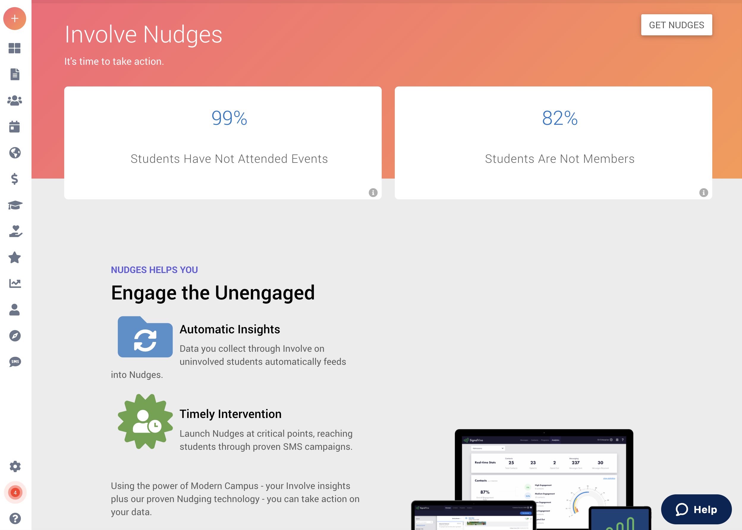 Nudges - Engage with Texting – Involve Support Resource Portal