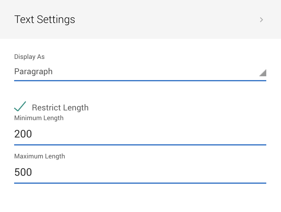 Form Building: Text Fields – Involve Support Resource Portal