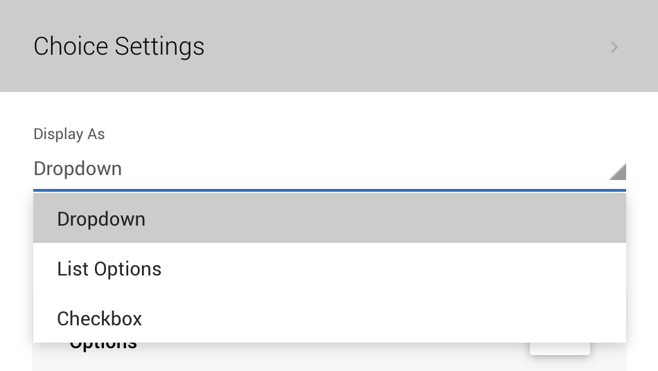 Form Building: Choice Fields – Involve Support Resource Portal